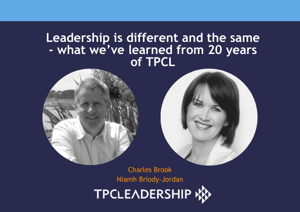 Leadership is different and the same – what we’ve learned from 20 years ...